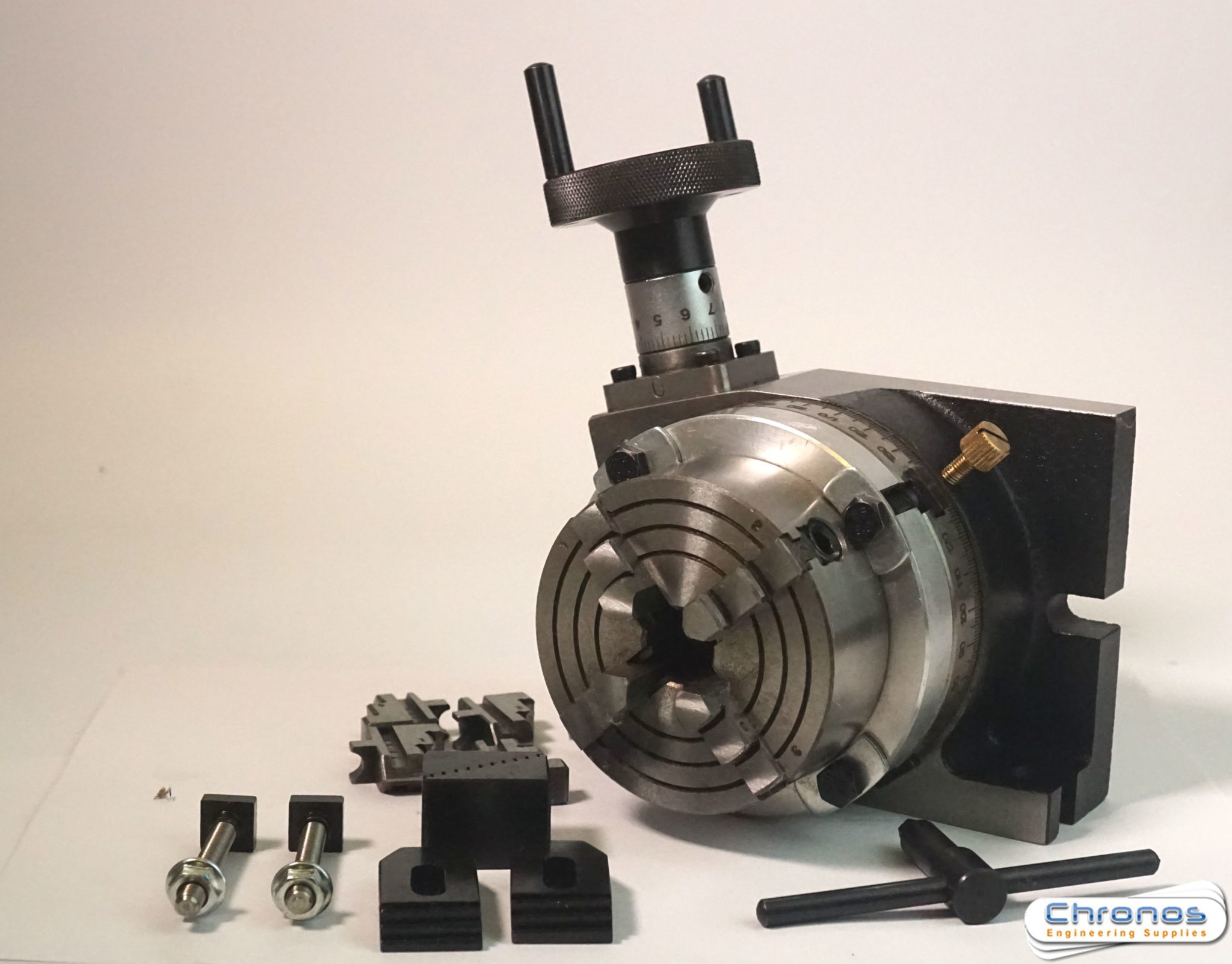 New Soba 4 Inch / 100mm Rotary Table C/w Tailstock, Clamp Kit And Chuck ...