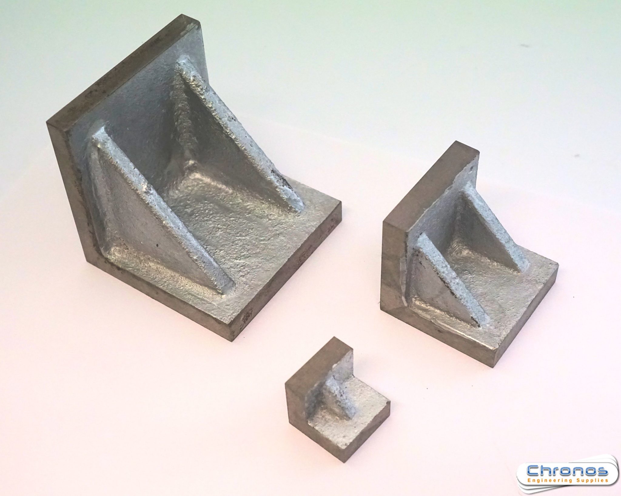 Set Of 3 Solid Angle Plates - Chronos Engineering Supplies
