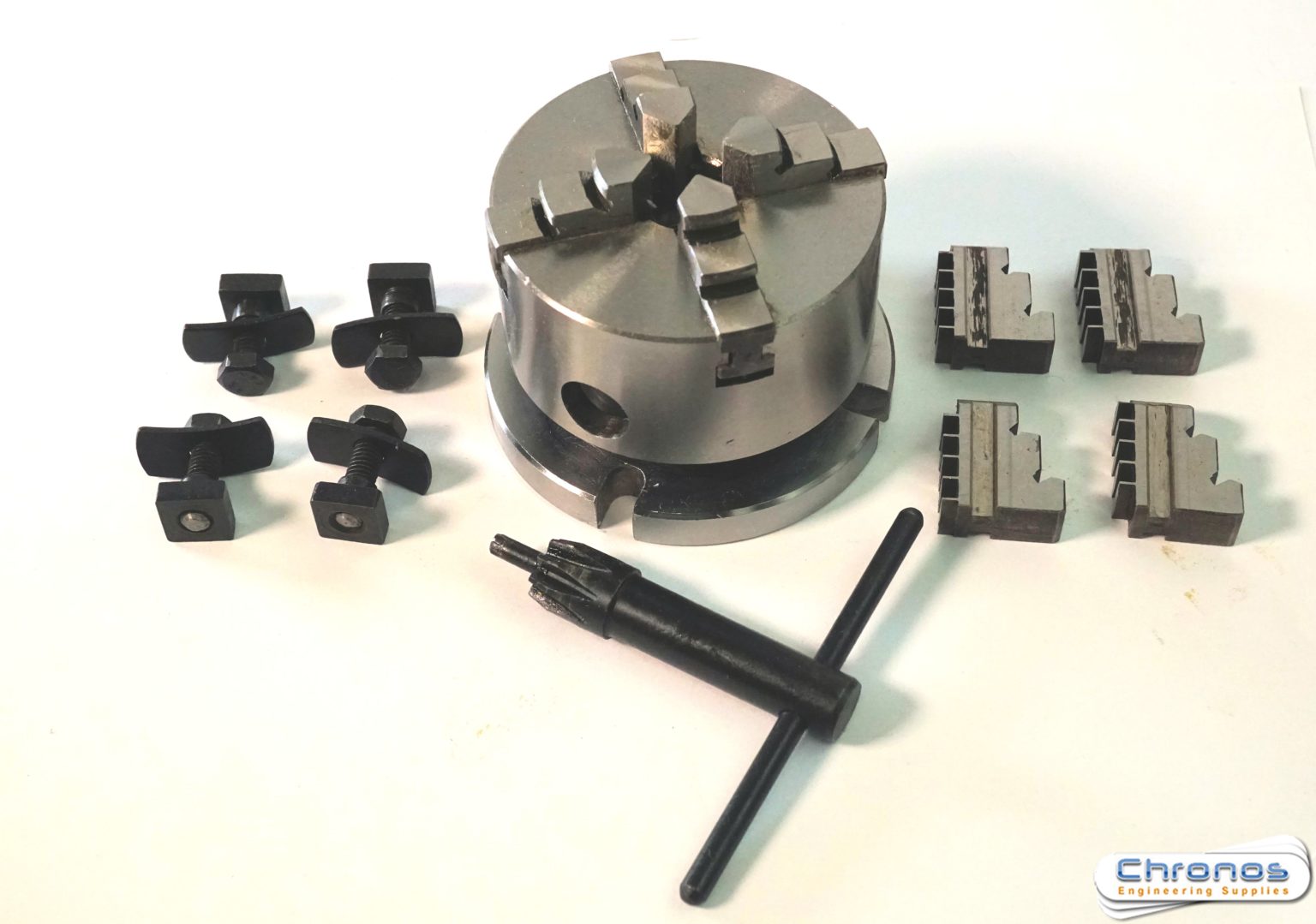 70mm 4 Jaw Self Centering Chuck On Backplate For 3 And 4 Inch Rotary ...