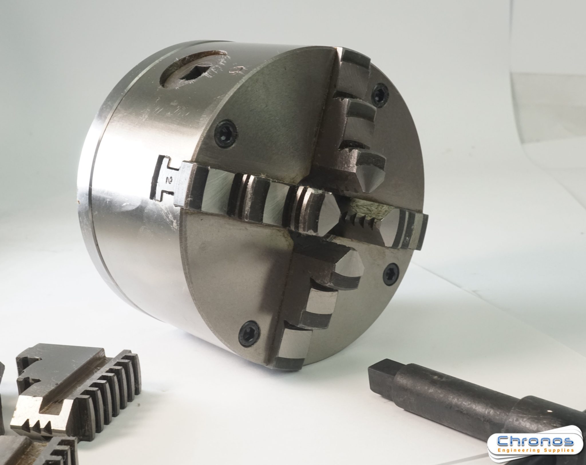 125mm 4 Jaw Self centering Chuck threaded 1 1/2 x 8 tpi to suit Boxford ...