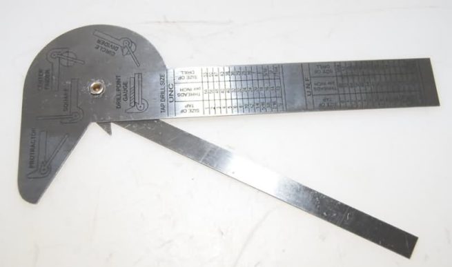 Multi Purpose Angle Rule And Gauge - Chronos Engineering Supplies