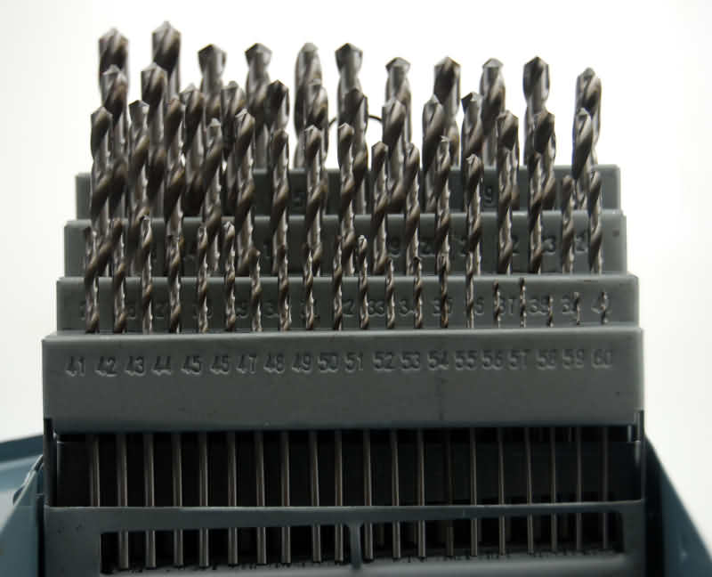 HSS DRILL SET 60 pc Number Drills 1-60 SORRY OUT OF STOCK | Chronos ...