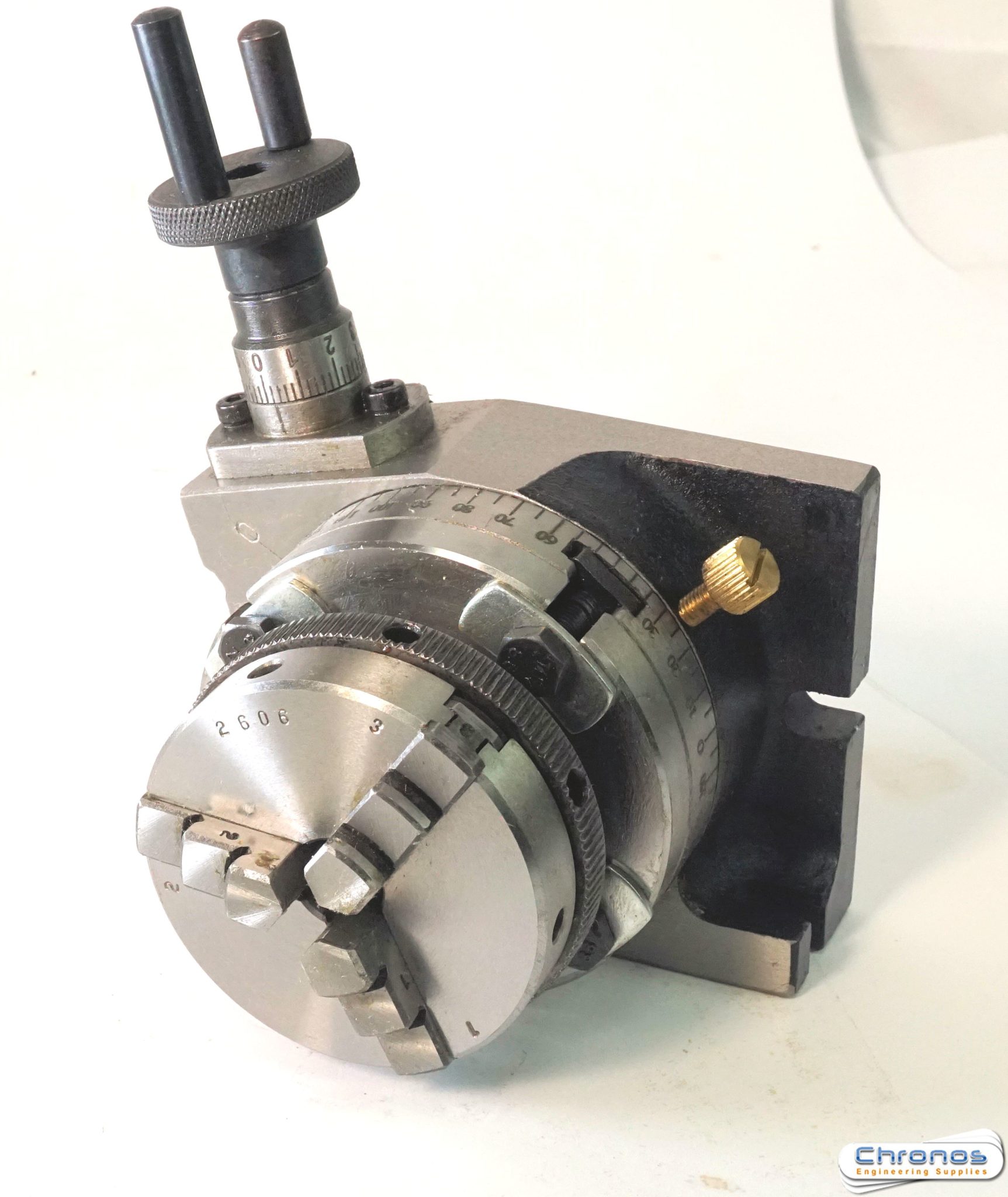3 Inch Rotary Table With 65mm 3 Jaw Chuck And Clamping Kit - Chronos ...