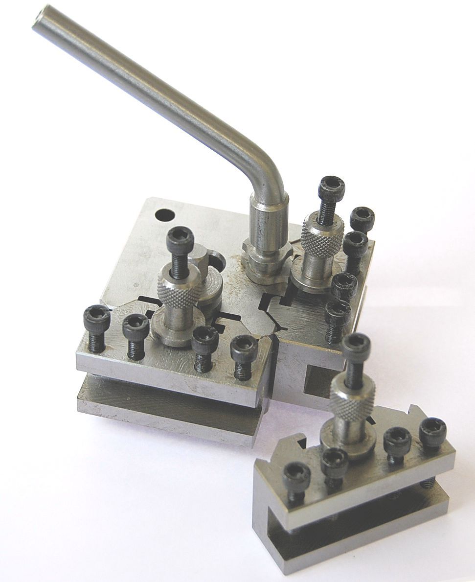 4pc Quick Change Toolpost to Suit Myford ML7 | Chronos Engineering Supplies