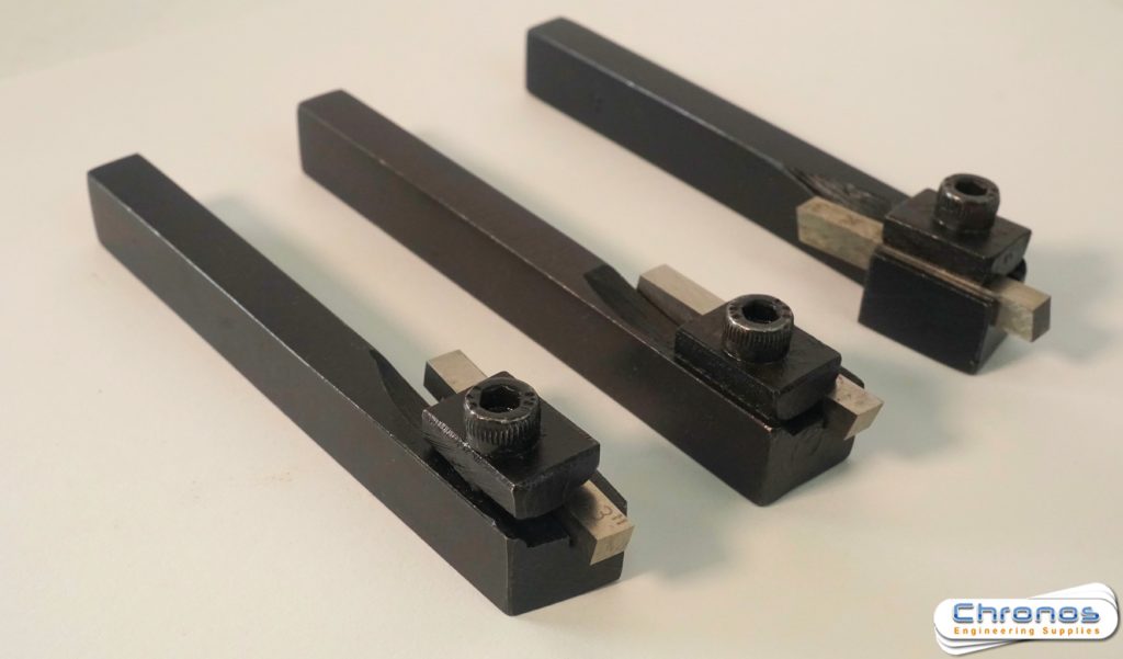 Set Of Three 1/2 Square Turning Tools - Chronos Engineering Supplies