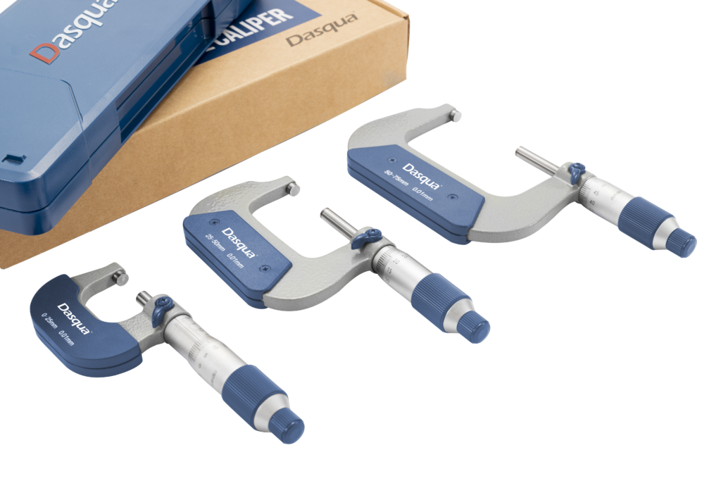 Dasqua Set Of 3 Micrometers 0 - 75mm / 0.01mm 4111-8205- SORRY OUT OF ...