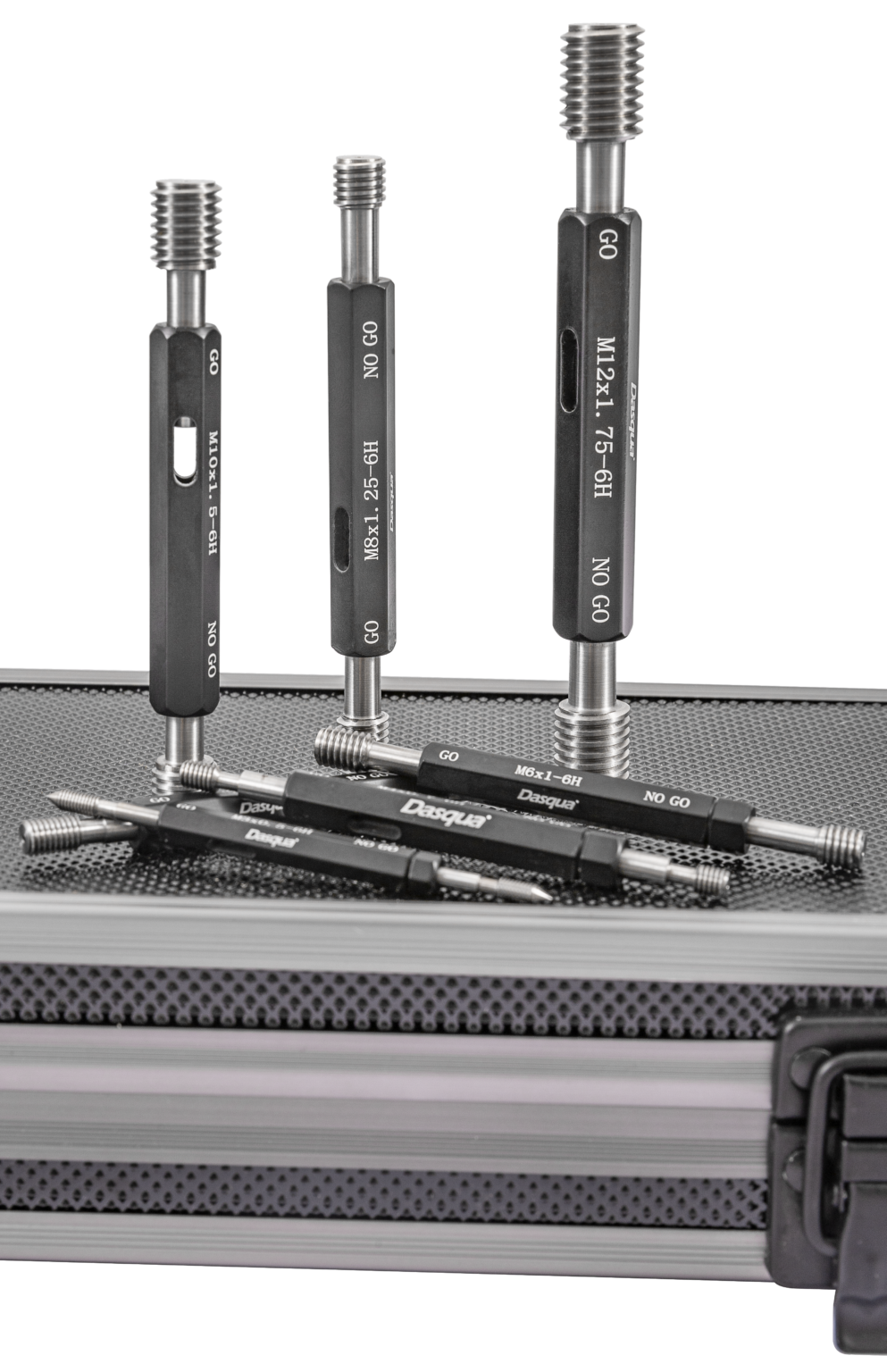 Dasqua Thread gauge Set (plug gauge) M3- M12 Go and No Go- 6311-3202 ...