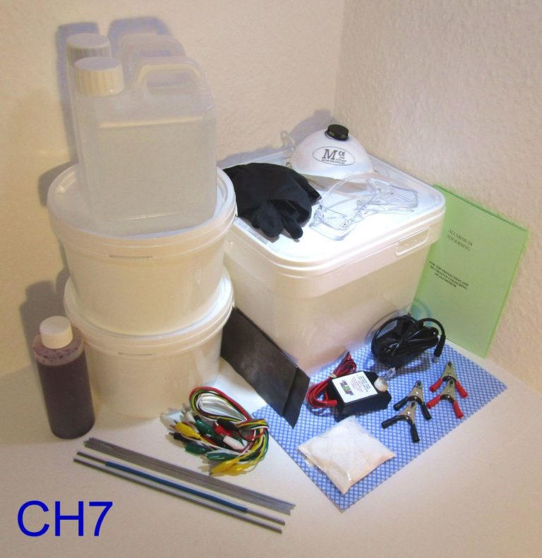 Standard Anodising Kits (Coloured) 2 Litre - Chronos Engineering Supplies