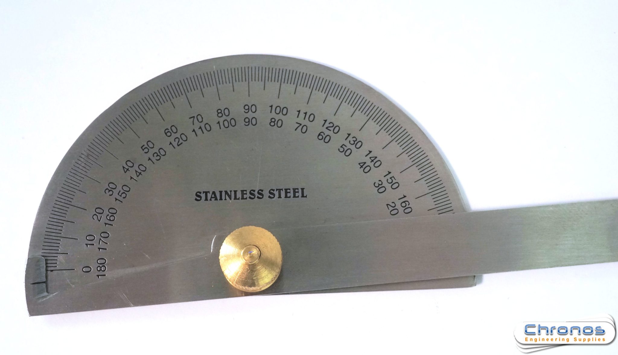 Round Head Protractor - Chronos Engineering Supplies