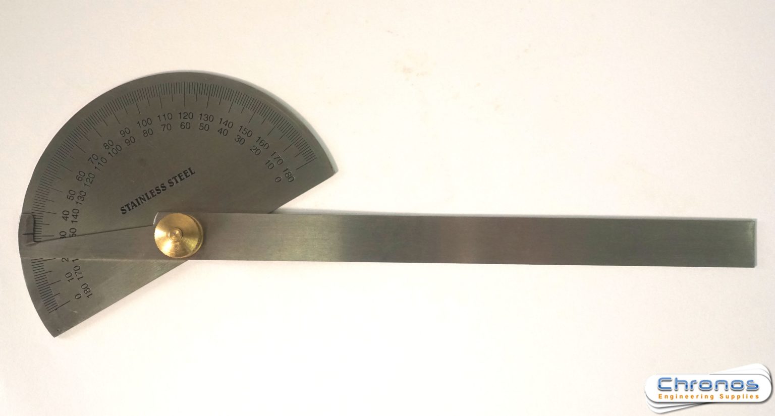 Round Head Protractor - Chronos Engineering Supplies