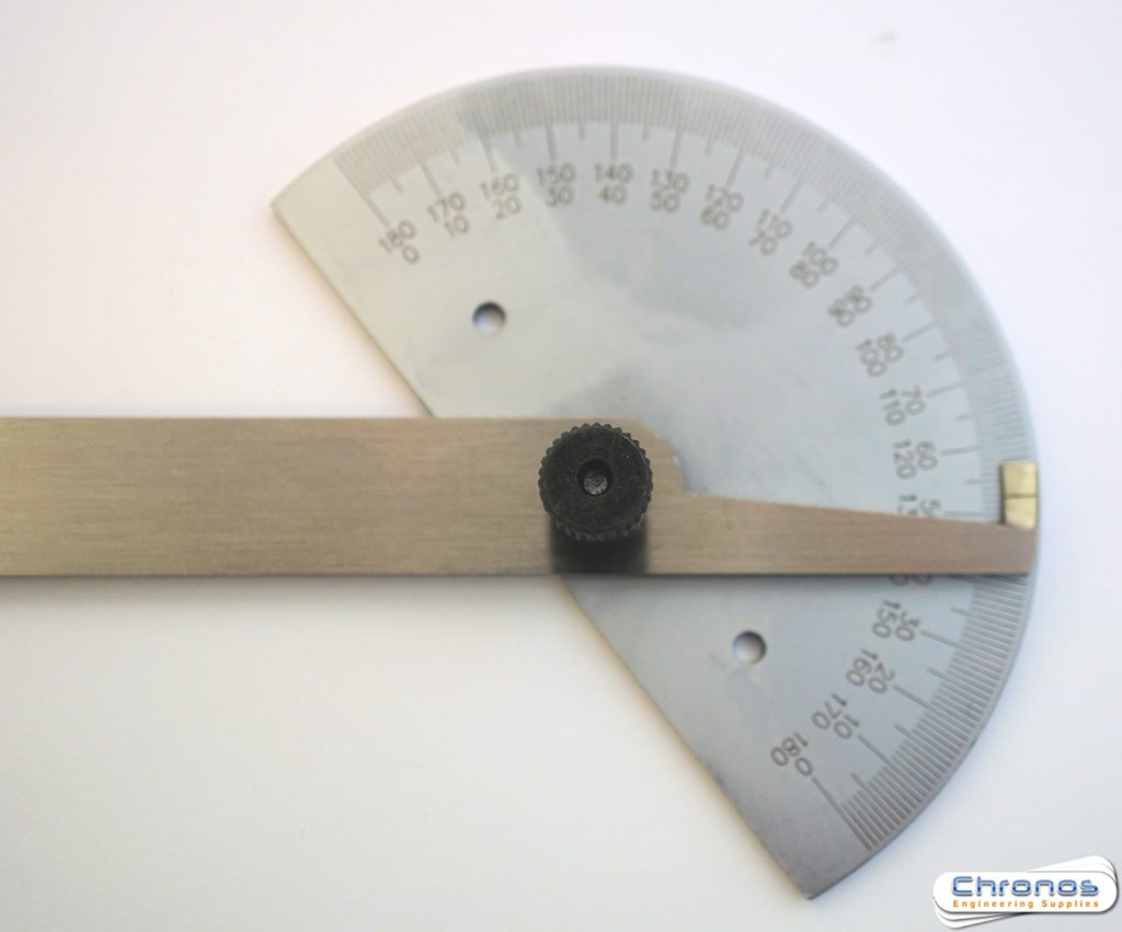 Dasqua High Quality Protractor 85 X 150mm 1011-1005 - Chronos Engineering Supplies