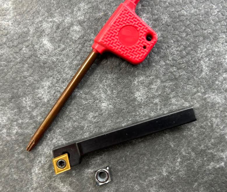 Glanze Right Hand Turning And Facing Tool 6mm Square Shank With Extra ...