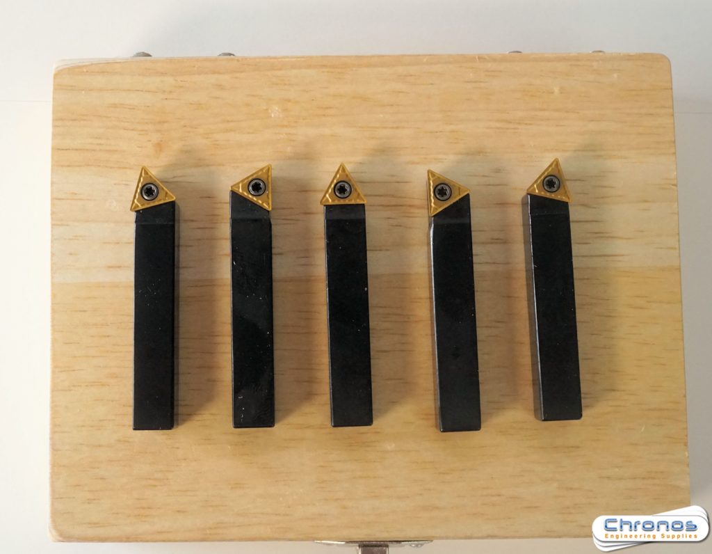Economy Set Of 5 Indexable Lathe Tools 5/16 Square Shank - Chronos ...