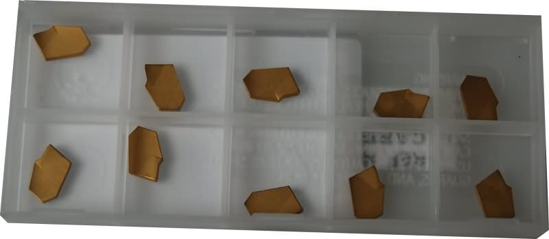 Set of 10 Spare 2mm Parting Inserts - Chronos Engineering Supplies