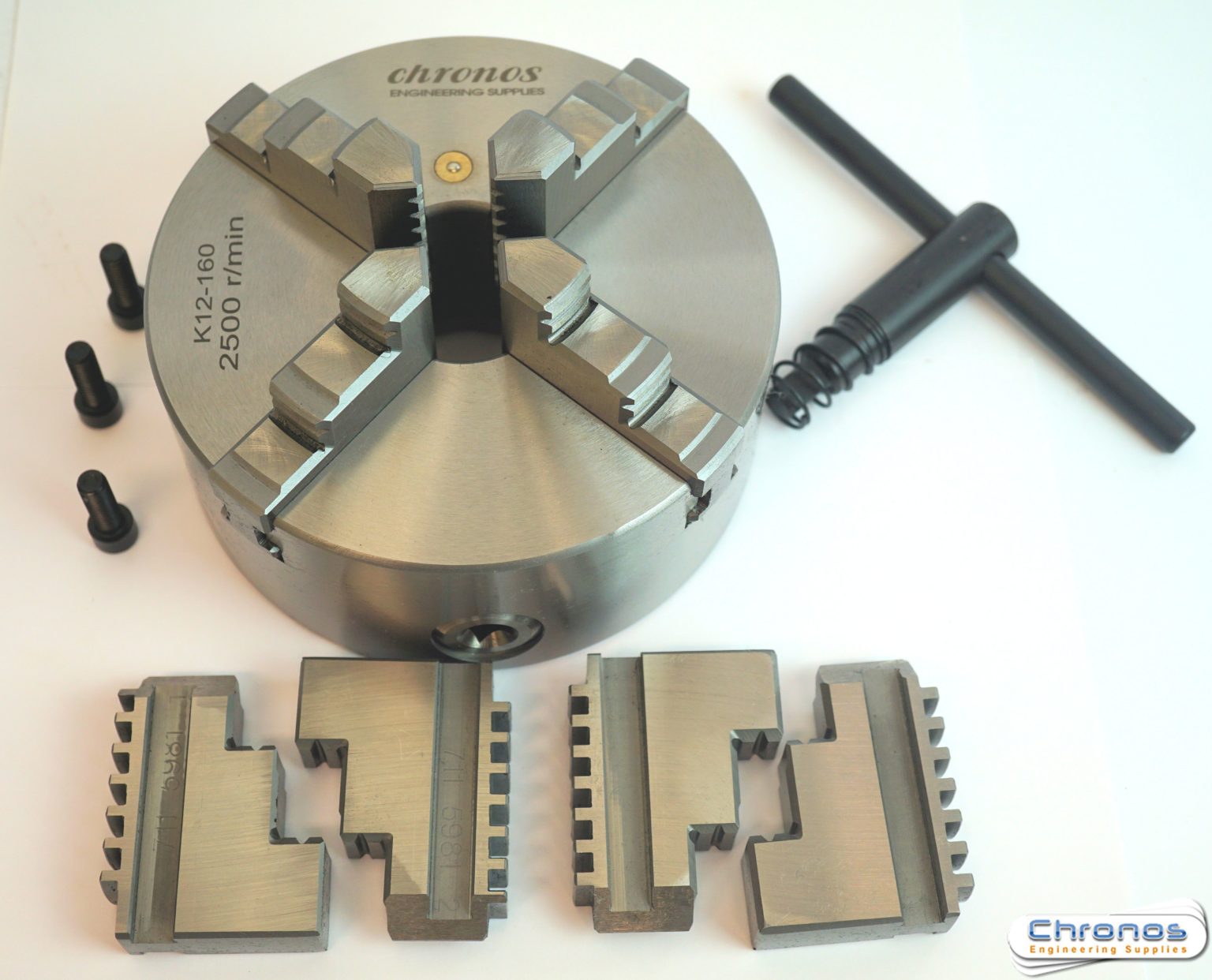 160mm 4 Jaw Self Centering Lathe Chuck SORRY OUT OF STOCK - Chronos ...