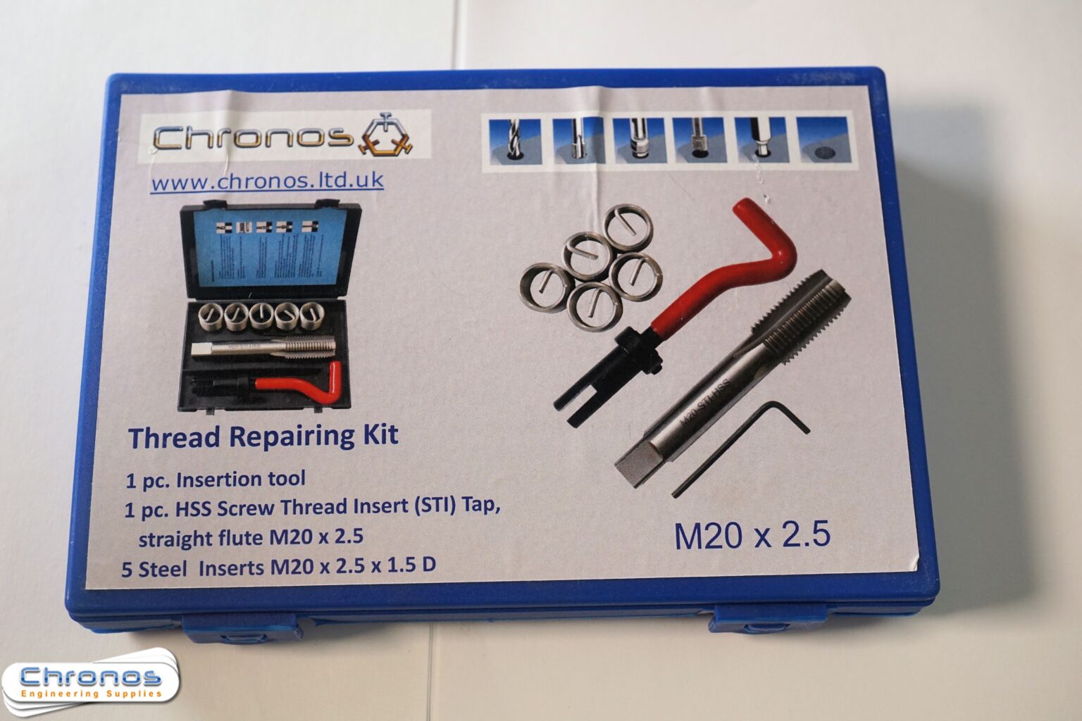 M20 X 2.5 Thread Repair Kit- Sorry Out Of Stock - Chronos Engineering ...