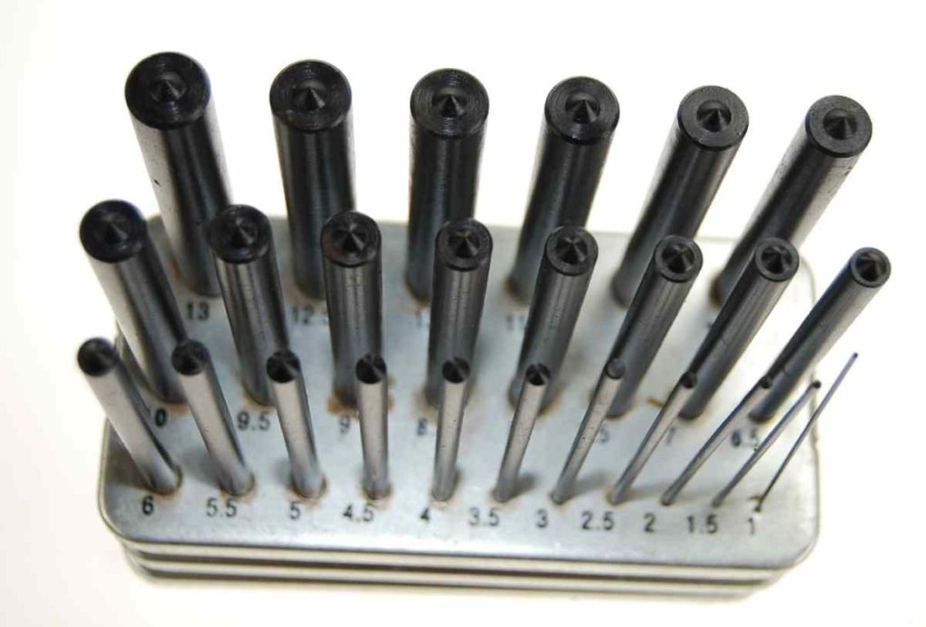 Metric Transfer Punch Set - Chronos Engineering Supplies