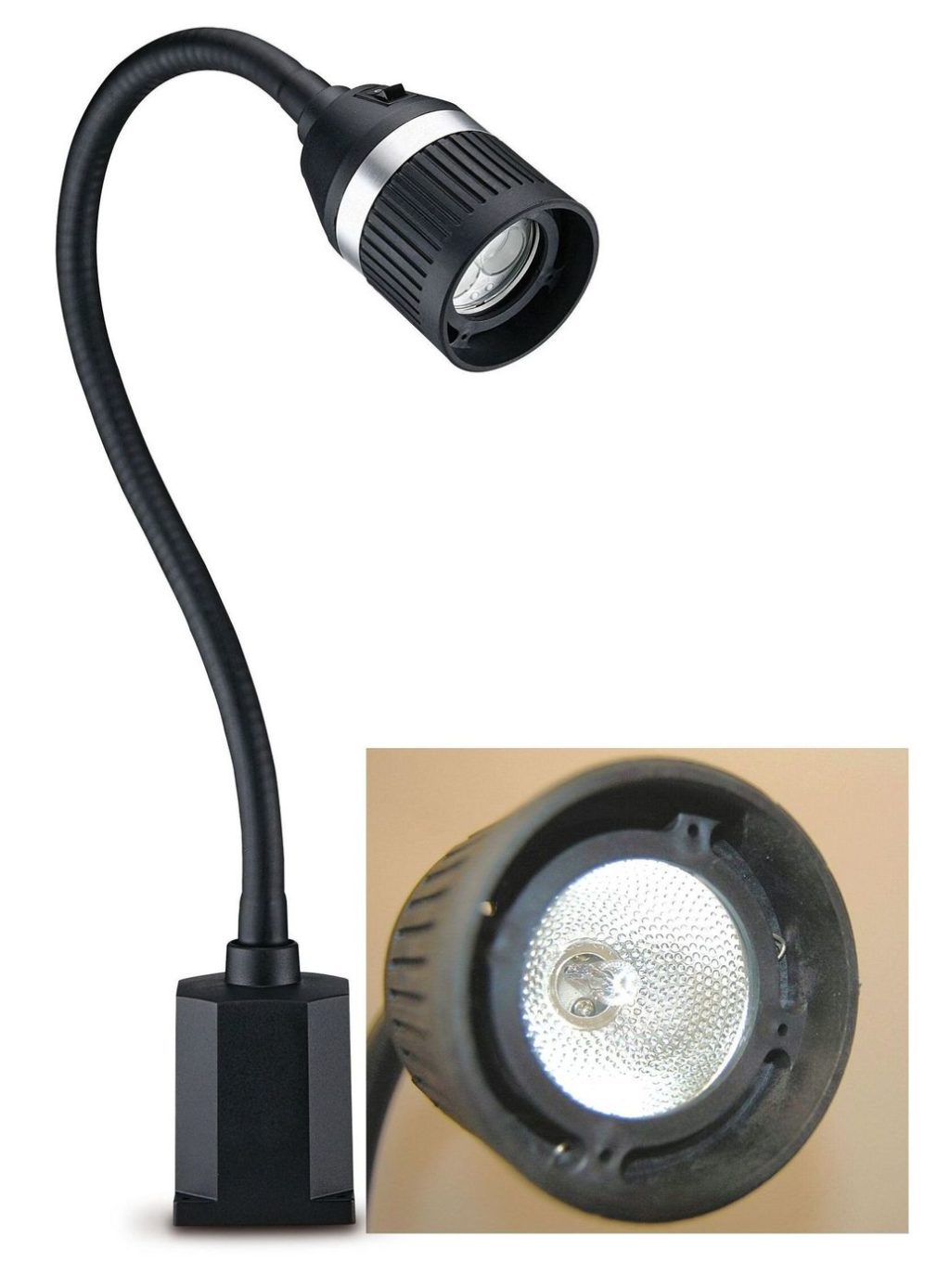 Dustproof Halogen Gooseneck Machine Lamp- SPECIAL OFFER ! + Free Hand ...