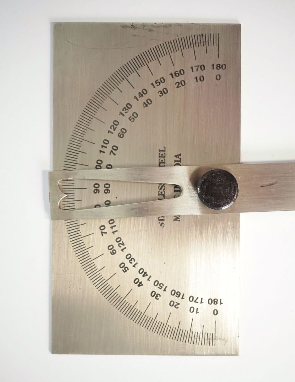 Rectangular Head Protractor - Chronos Engineering Supplies