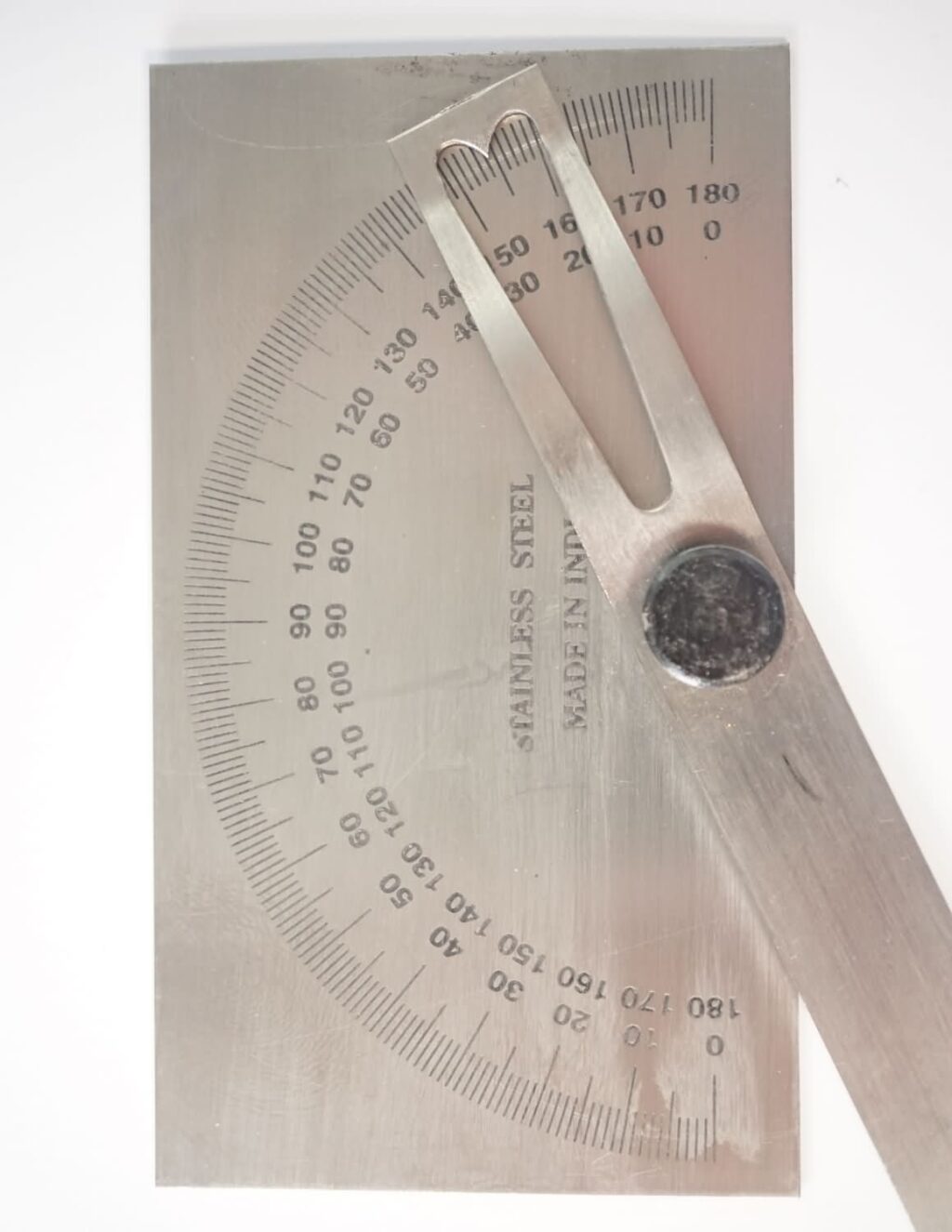 Rectangular Head Protractor - Chronos Engineering Supplies
