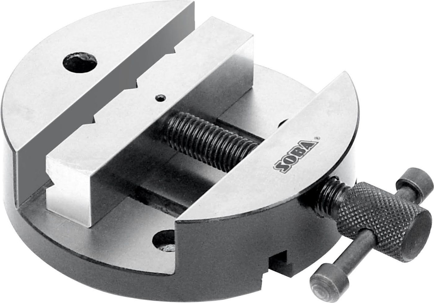 New Low Profile Round Vice 3" / 80 mm | Chronos Engineering Supplies