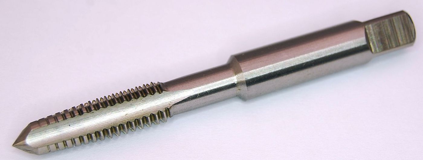 M2 x 0.4 Carbon Taper Tap - Chronos Engineering Supplies